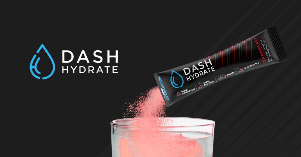 DASH Hydrate Electrolyte Powder Hydration Drink - DASH Hydrate