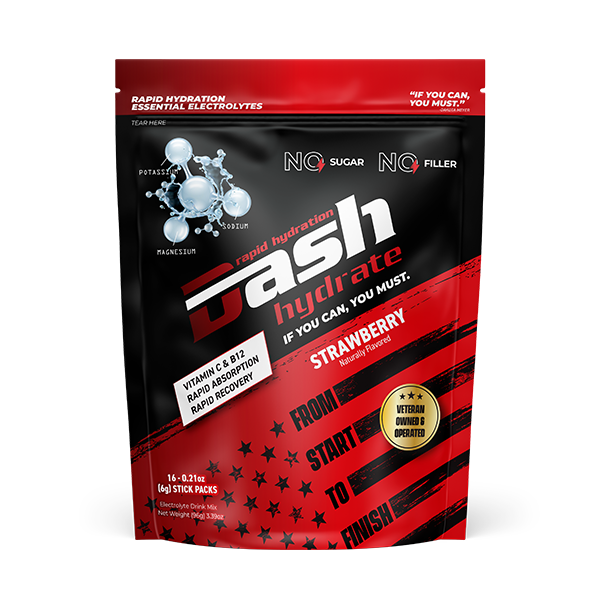 Sugar-Free Electrolyte Powder: Strawberry – DASH Hydrate